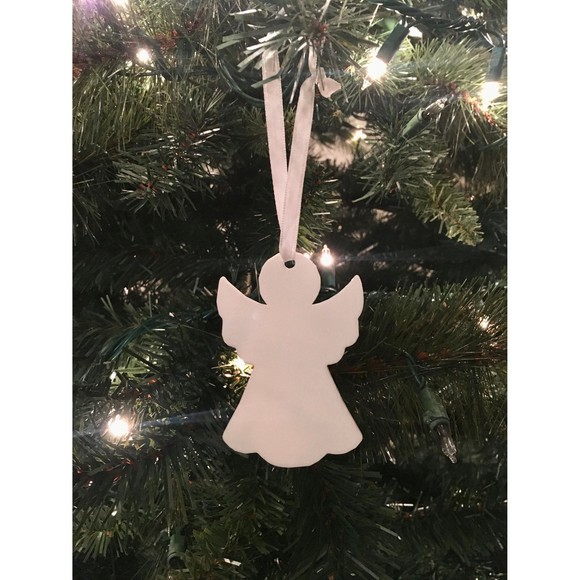 Holiday | 3d Printed Customizable Angel Christmas Tree Holiday Ornament ...